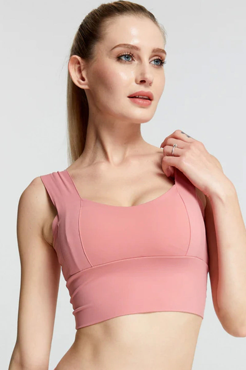 Breezy Wide Strap Sports Bra – Pollypark