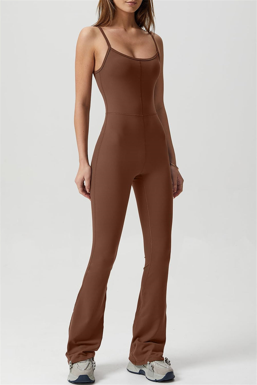Scoop Neck Spaghetti Strap Jumpsuit – Pollypark