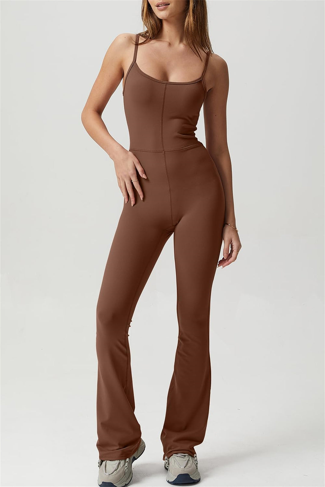 Scoop Neck Spaghetti Strap Jumpsuit – Pollypark